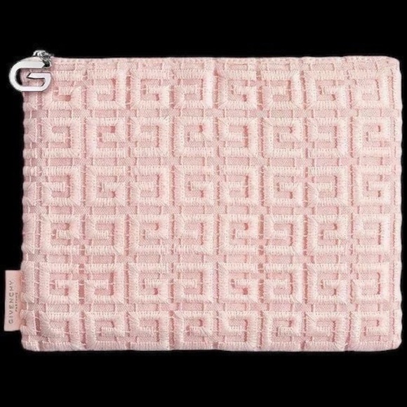 Givenchy | Bags | Givenchy Pink Crochet Makeup Pouch | Poshmark